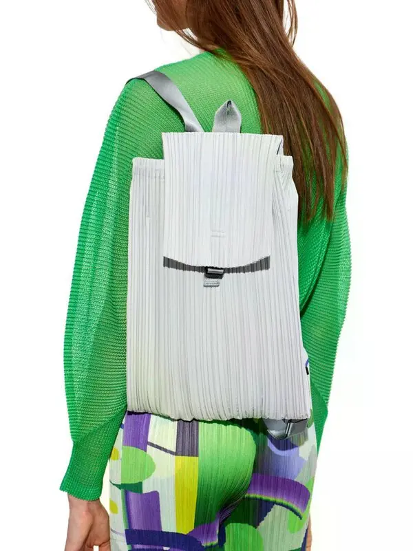 Issey Miyake Textured Pleated Backpack