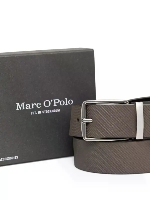 Marc O'polo Reversible Textured Leather Belt