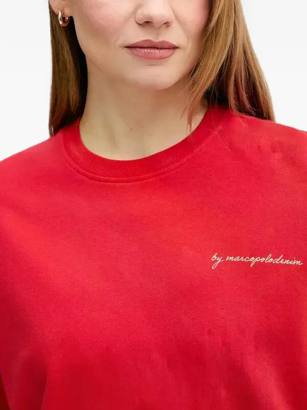 Marc O'polo Embroidered Pineapple Print Sweatshirt