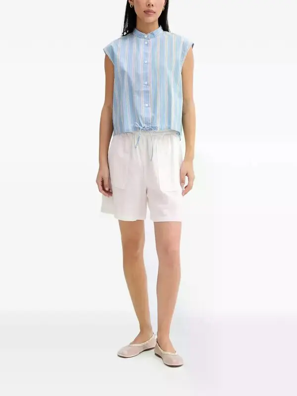 Marc O'polo Striped Drawstring-hem Top