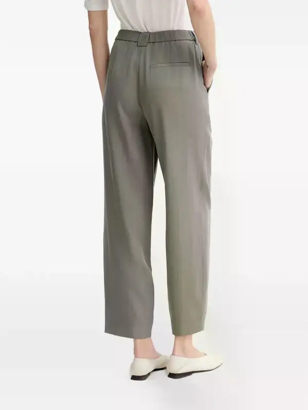 Marc O'polo Elasticated Waistband Logo Patch Trousers - Grey