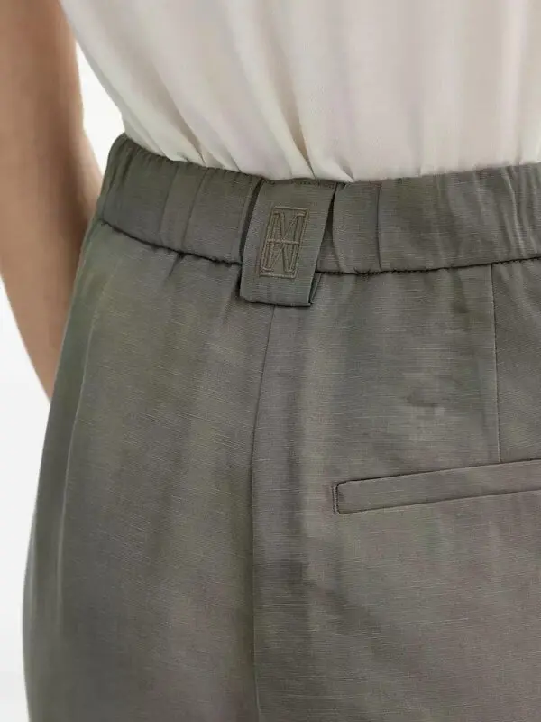 Marc O'polo Elasticated Waistband Logo Patch Trousers - Grey