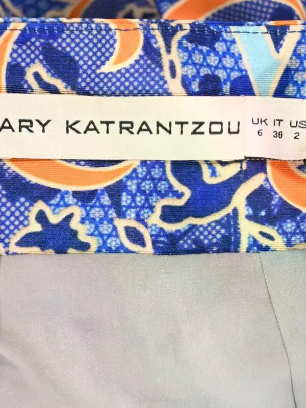 MARY KATRANTZOU Printed Flared Skirt
