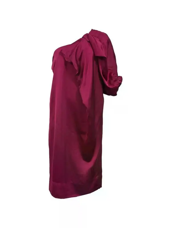 Stella McCartney 2010 Knot-detail One-shoulder Dress - Pink
