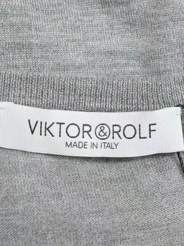 Viktor & Rolf Mesh Stripe Short Sleeve Top