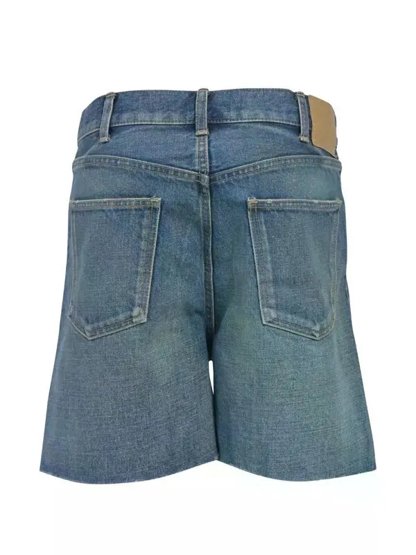 Celine Raw-hem Denim Shorts