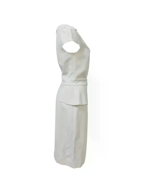 Emilio Pucci Cotton Peplum Mini Dress