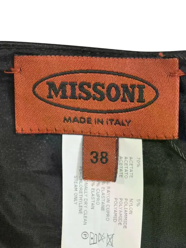 Missoni Satin Pencil Skirt