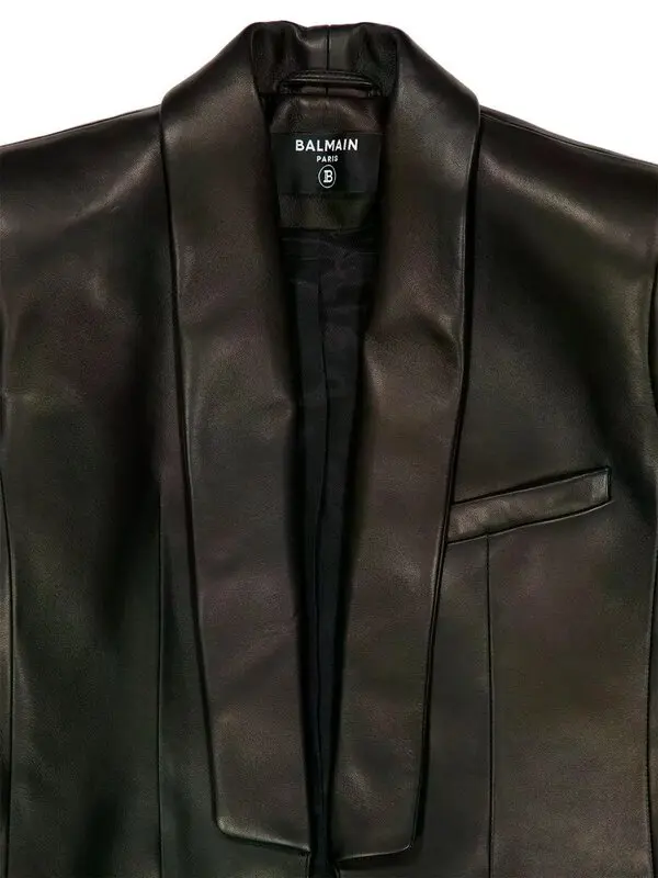 Balmain Spencer Leather Jacket