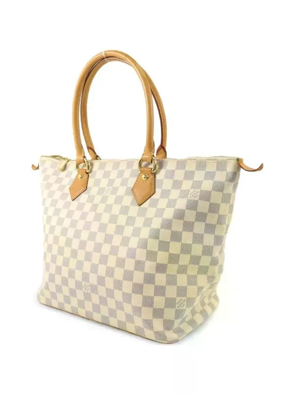LOUIS VUITTON Saleya Damier Azur Shoulder Bag - Neutrals
