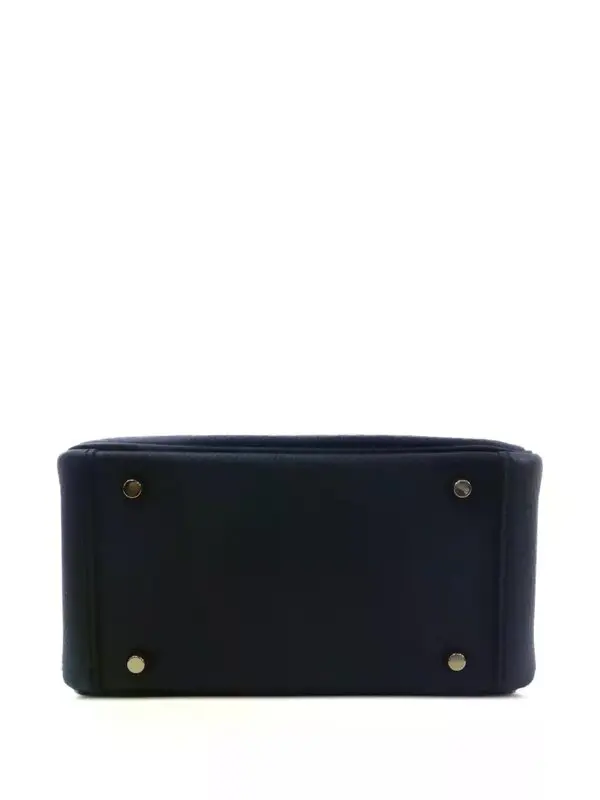 Hermès Mini Lindy Leather Shoulder Bag - Black