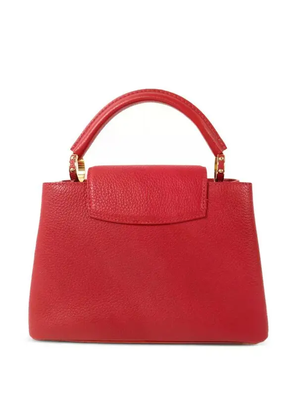 LOUIS VUITTON Capucines Mm Tote Bag - Red