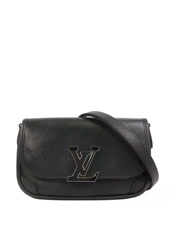 LOUIS VUITTON Epi Buci Shoulder Bag - Black