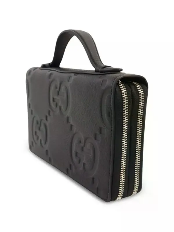 Gucci Gg Travel Document Case - Black