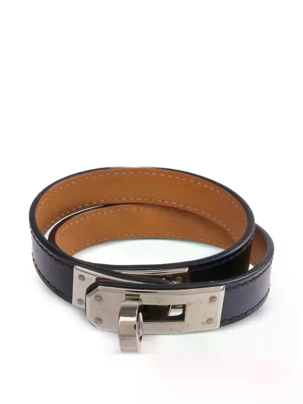 Hermès Kelly Double Tour Bracelet - Silver