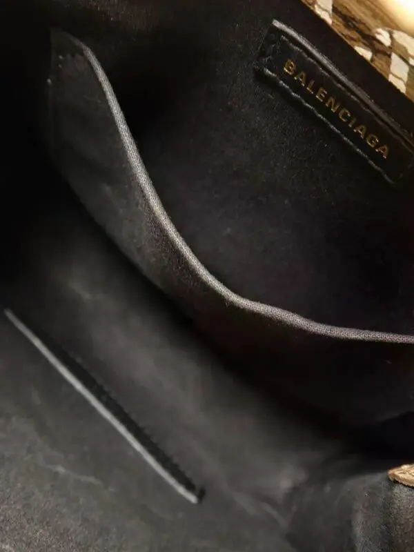 Balenciaga Monogram Print Tote Bag