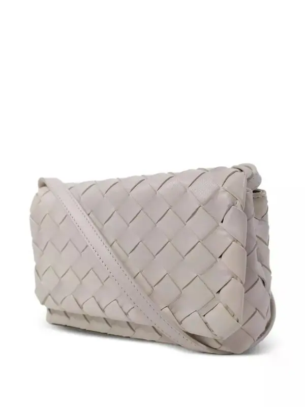 Bottega Veneta Intrecciato Leather Shoulder Bag - Neutrals