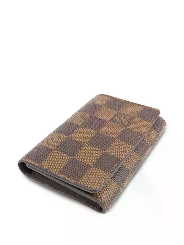 LOUIS VUITTON Damier Ebene Canvas Cardholder