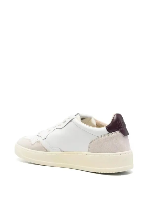 AUTRY Medalist Panelled Leather Sneakers - White