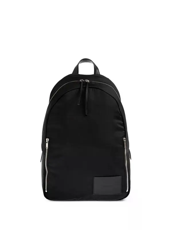JIL SANDER Logo Patch Backpack - Black