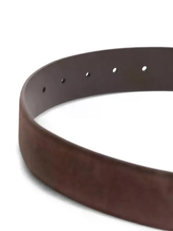 Brunello Cucinelli Monili Embellished Suede Belt