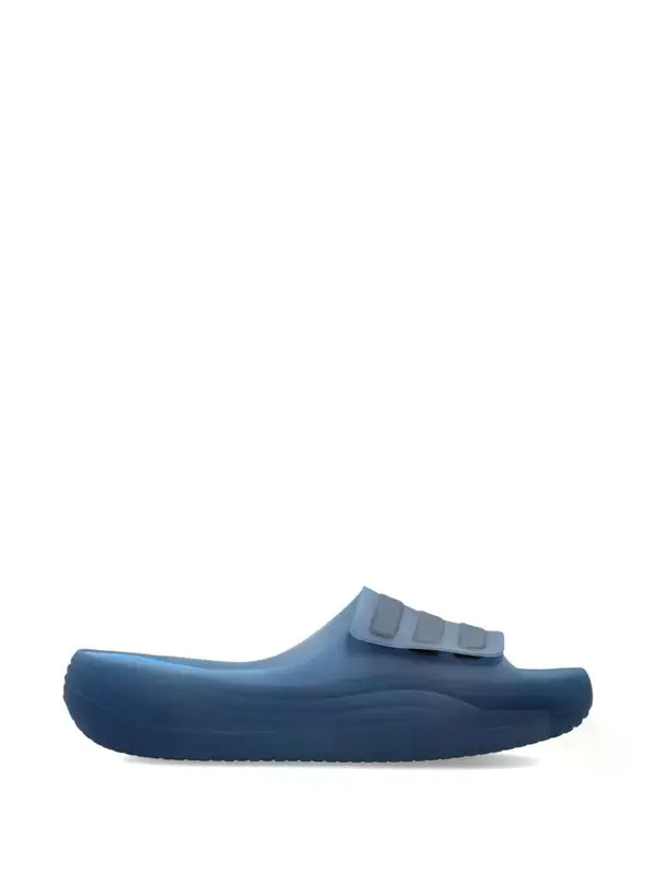 Adidas Adislide Three-stripe Slides - Blue