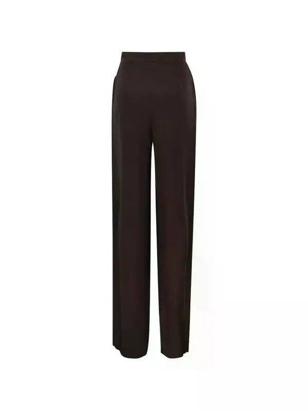 Max Mara Crêpe Textured Palazzo Pants