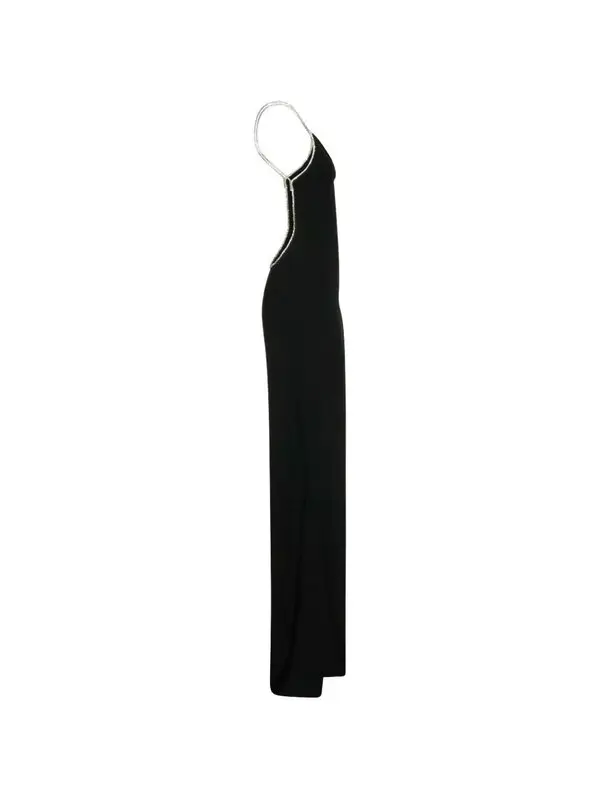 TOM FORD Crystal-embellished Backless Gown - Black
