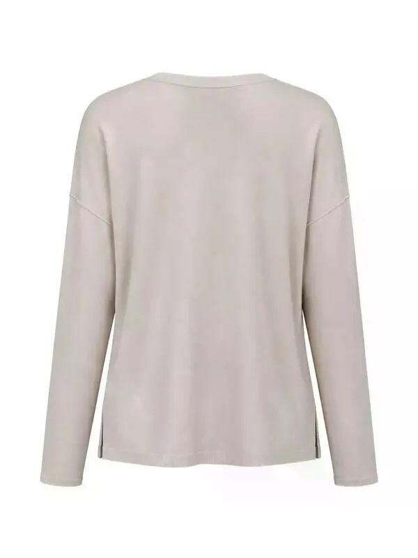 KANGRA Button-fastening Dropped-shoulder Sweater - Neutrals