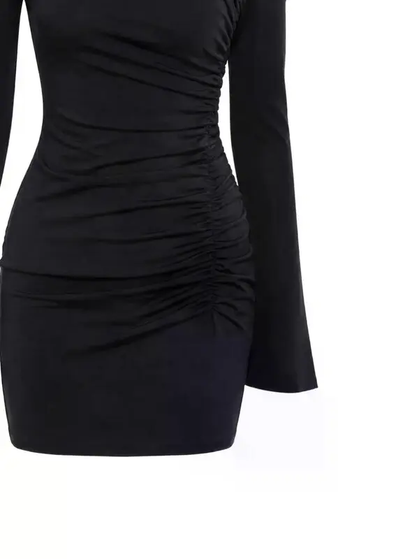 IVORY PARIS Luna Ruched Mini Dress