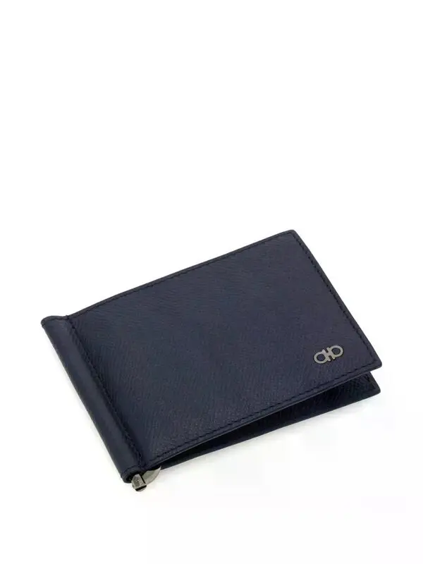 FERRAGAMO Gancini Money-clip Wallet - Blue