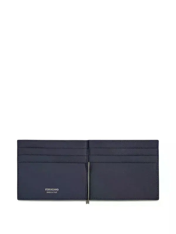 FERRAGAMO Gancini Money-clip Wallet - Blue