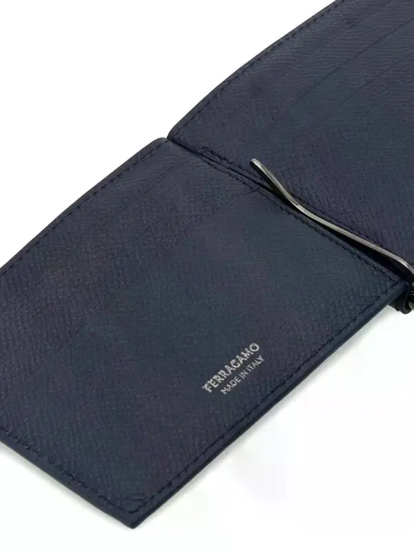 FERRAGAMO Gancini Money-clip Wallet - Blue