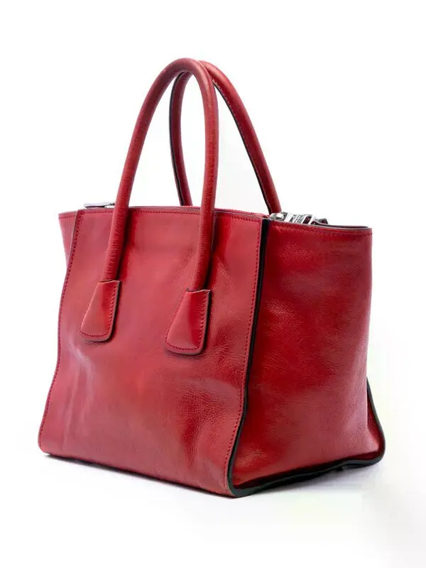 Prada Glace Calf Twin Pocket Satchel
