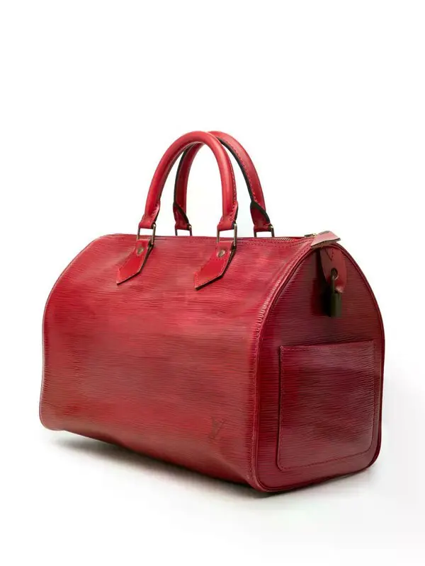 LOUIS VUITTON Epi Speedy 30 Boston Bag - Red
