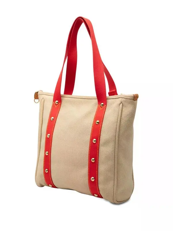 LOUIS VUITTON Antigua Cabas Mm Tote Bag - Red