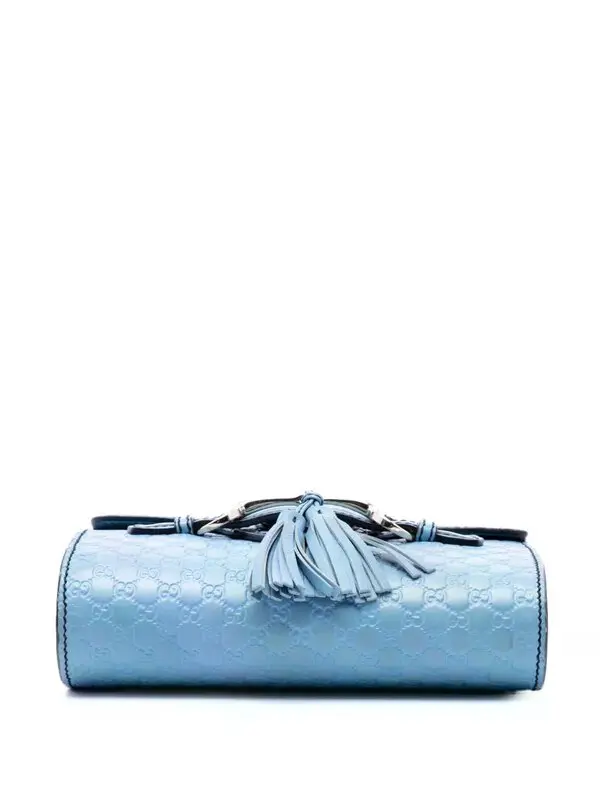 Gucci Microguccissima Emily Crossbody Bag - Blue