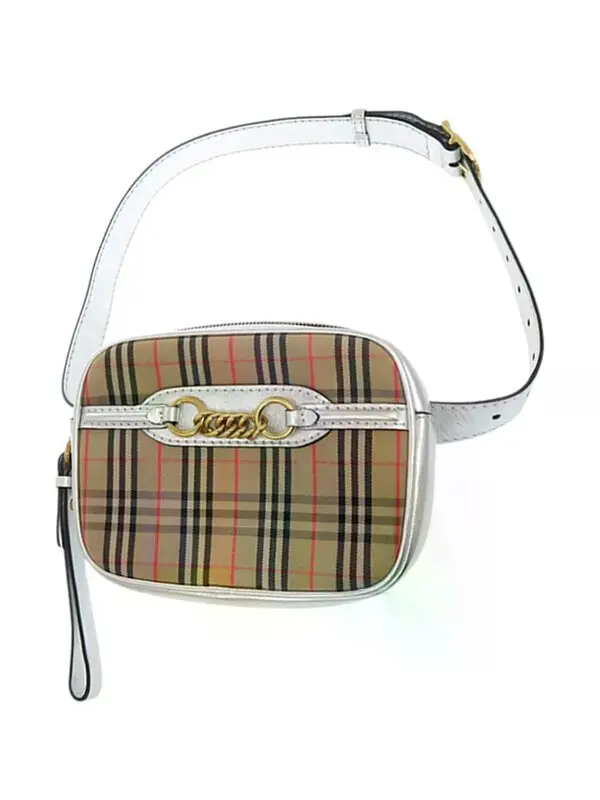 Burberry Haymarket Check Canvas 1983 Link Belt Bag