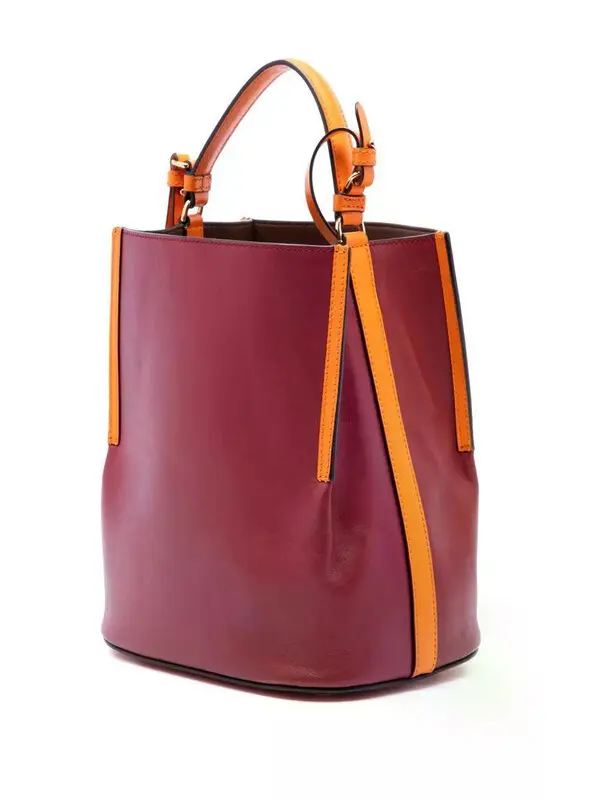 Burberry Leather Peggy Bucket Bag