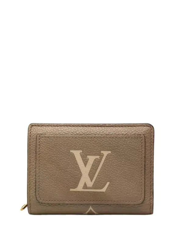 LOUIS VUITTON 2010-2026 Bicolor Monogram Empreinte Giant Clea Wallet Small Wallets - Neutrals
