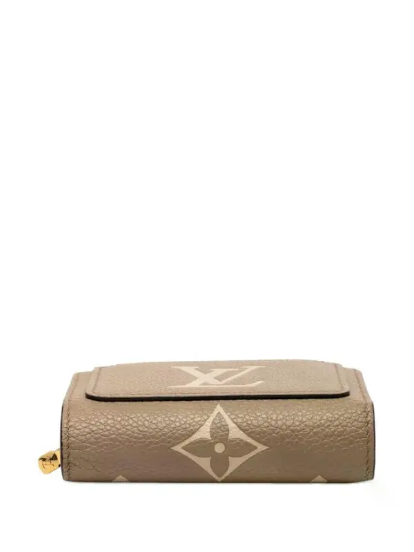 LOUIS VUITTON 2010-2026 Bicolor Monogram Empreinte Giant Clea Wallet Small Wallets - Neutrals