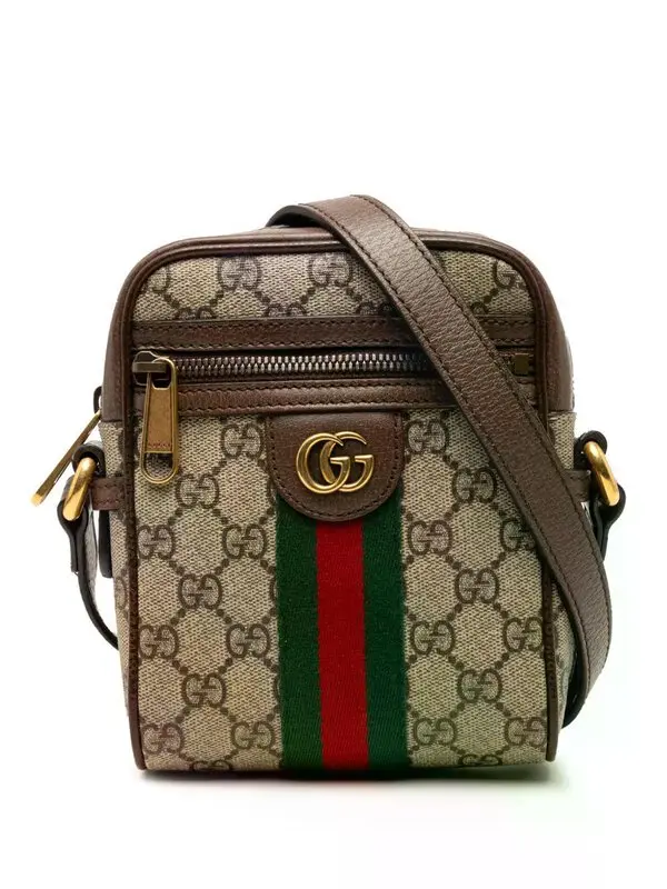 Gucci Ophidia Mini Gg Supreme Web Crossbody Bag
