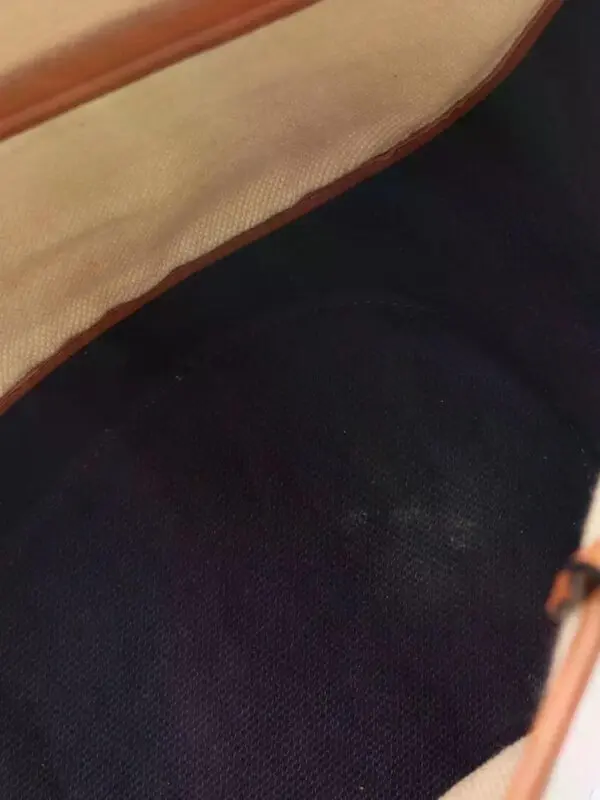 Loewe Anagram Canvas And Leather Hobo Bag - Neutrals