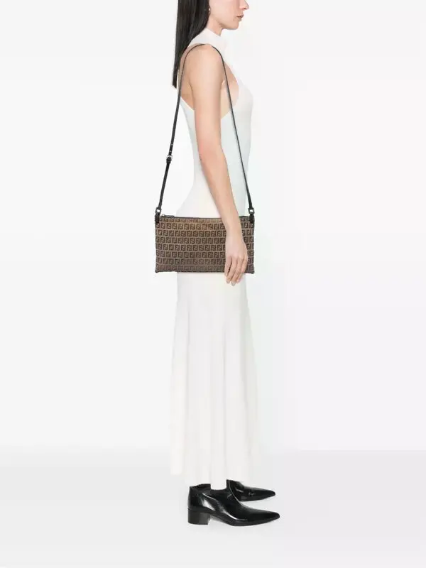 Fendi Zucchino Canvas Crossbody Bag
