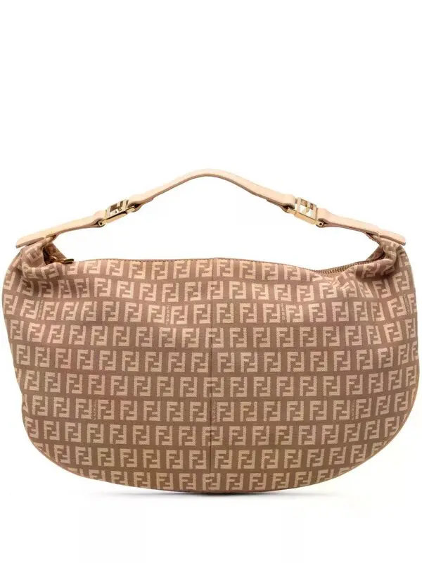 Fendi Zucchino Canvas Hobo Bag