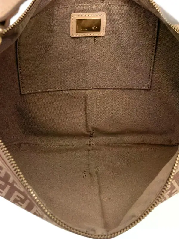 Fendi Zucchino Canvas Hobo Bag