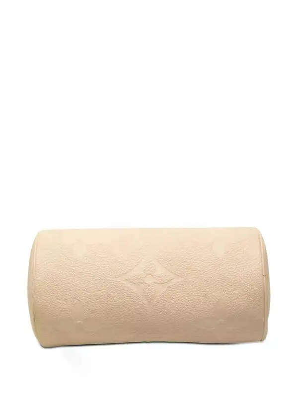 LOUIS VUITTON Monogram Empreinte Giant Papillon Bb Satchel - Neutrals