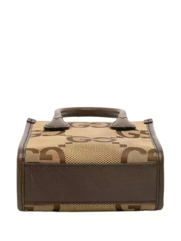 Gucci Mini Jumbo Gg Canvas Web Satchel
