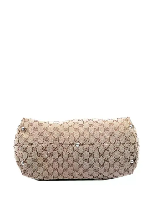 Gucci Gg Canvas Icon Bit Tote Bag