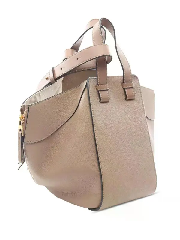 Loewe Grained Calfskin Hammock Satchel - Neutrals